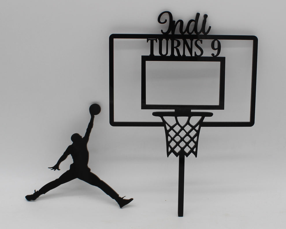 Basketball Cake Topper Personalised – Haisley Design